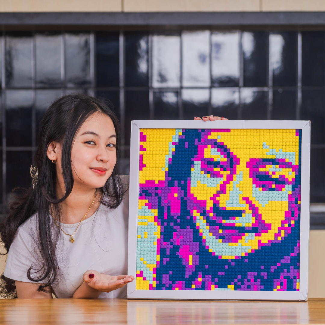 QBRIX Photo Constructor-RETROWAVE